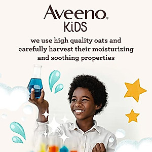 Aveeno Kids Hydrating Detangling Spray with Oat Extract, Quickly & Gently Detangles Kids' Hair, Tear-Free & Suitable for Skin & Scalp, Light Fragrance, Hypoallergenic, 10 fl. Oz