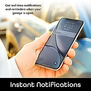 Geeni Smart Garage Door Opener, WiFi App Controlled Garage Opener, Compatible with Alexa and Google Home, No Remote Required