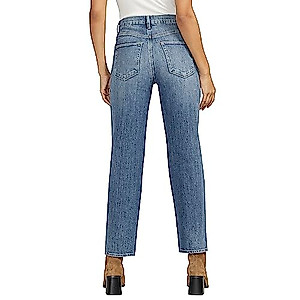 JAG Jeans Women's Rachel High Rise Relaxed Tapered Leg Jeans, Big Chill, 16