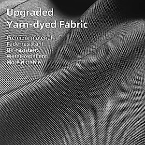 PURPLE LEAF 10' X 13' Outdoor Retractable Pergola with Sun Shade Canopy Patio Metal Shelter for Porch Garden Beach Pavilion Grill Gazebo Modern Yard Grape Trellis Pergola, Gray