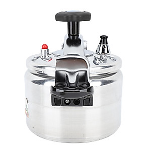 Haofy Large Capacity Pressure Cooker, Aluminum Alloy, Quick Cooking, Anti Stick Coating, Safety Design, Thickened, Commercial Household Use (7L)