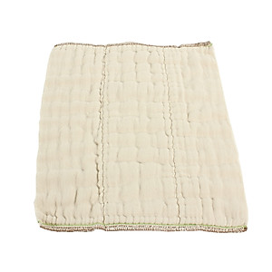 OsoCozy Organic Cotton Prefold Cloth Diapers Traditional Fit Small 4x8x4 Layering (6pk) - Super-Soft, Thick, Absorbent and Durable. Unbleached Natural Color, Fits 7-15 lbs.