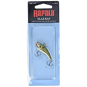Rapala Slab Rap 04 Chrome SLR04GCH: Slab Rap 04 Chrome, Gold, 4
