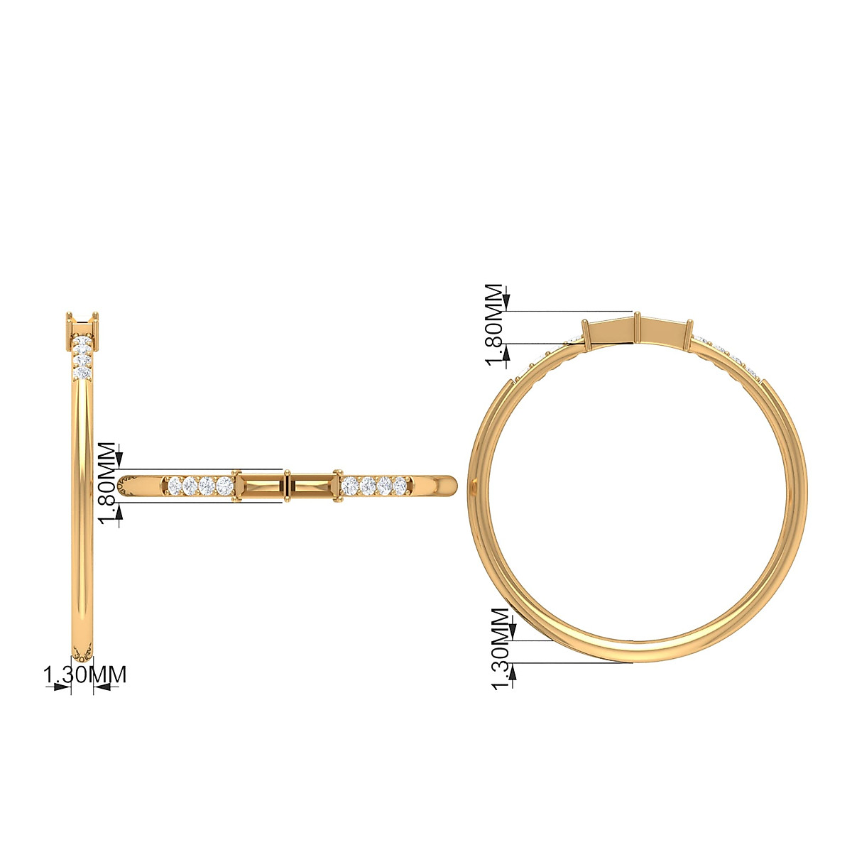 Certified Natural Pink Sapphire Diamond Promise Ring, AAA Quality, Pink Sapphire Anniversary Ring - With Jewelry Box, 14K Yellow Gold, Size:US 9.00