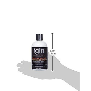 tgin Triple Moisture Replenishing Conditioner For Natural Hair - Dry Hair - Curly Hair - 13 Oz