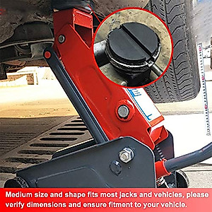 Rubber Jack Pad (Slotted) - Universal, Standard-Size - Frame Rail Protector