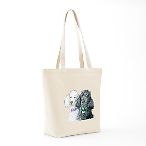 CafePress Two Poodles Tote Bag Canvas Tote Shopping Bag