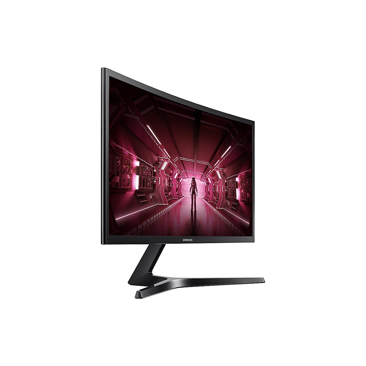 SAMSUNG CRG5 Series 24" FHD(1920 x 1080) 144Hz 4ms Curved FreeSync Gaming Monitor (LC24RG50FQNXZA) (Renewed)