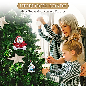 Personalized Baby Ornament 2024 – Fast & Free 24h Customization – Baby First Christmas Ornament for Tree – Custom Gift Wrapped Red Baby 1st Christmas Stocking Keepsake for Newborns