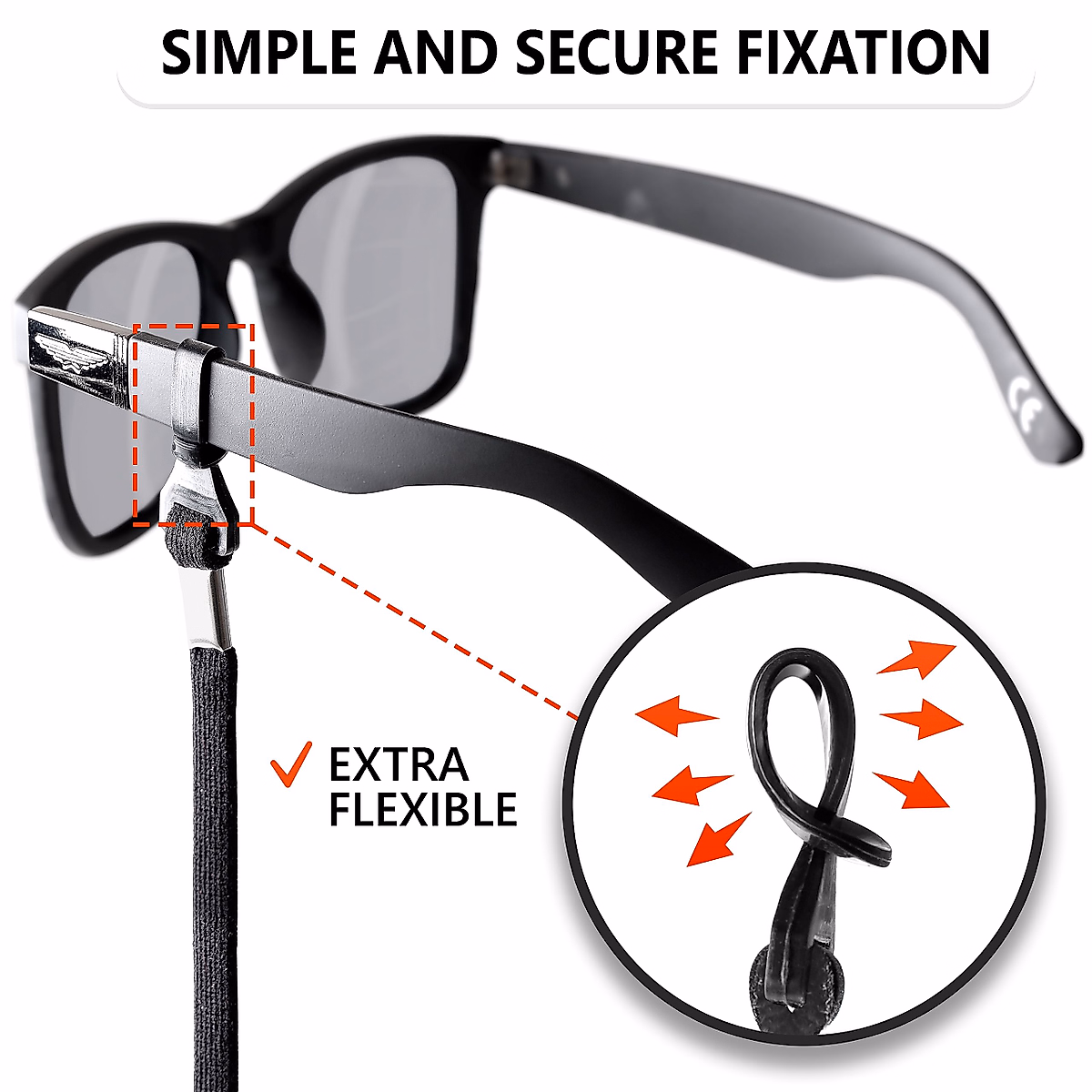 Eye Glasses String Holder Strap - Eyeglass Straps Cords for Men Women ...