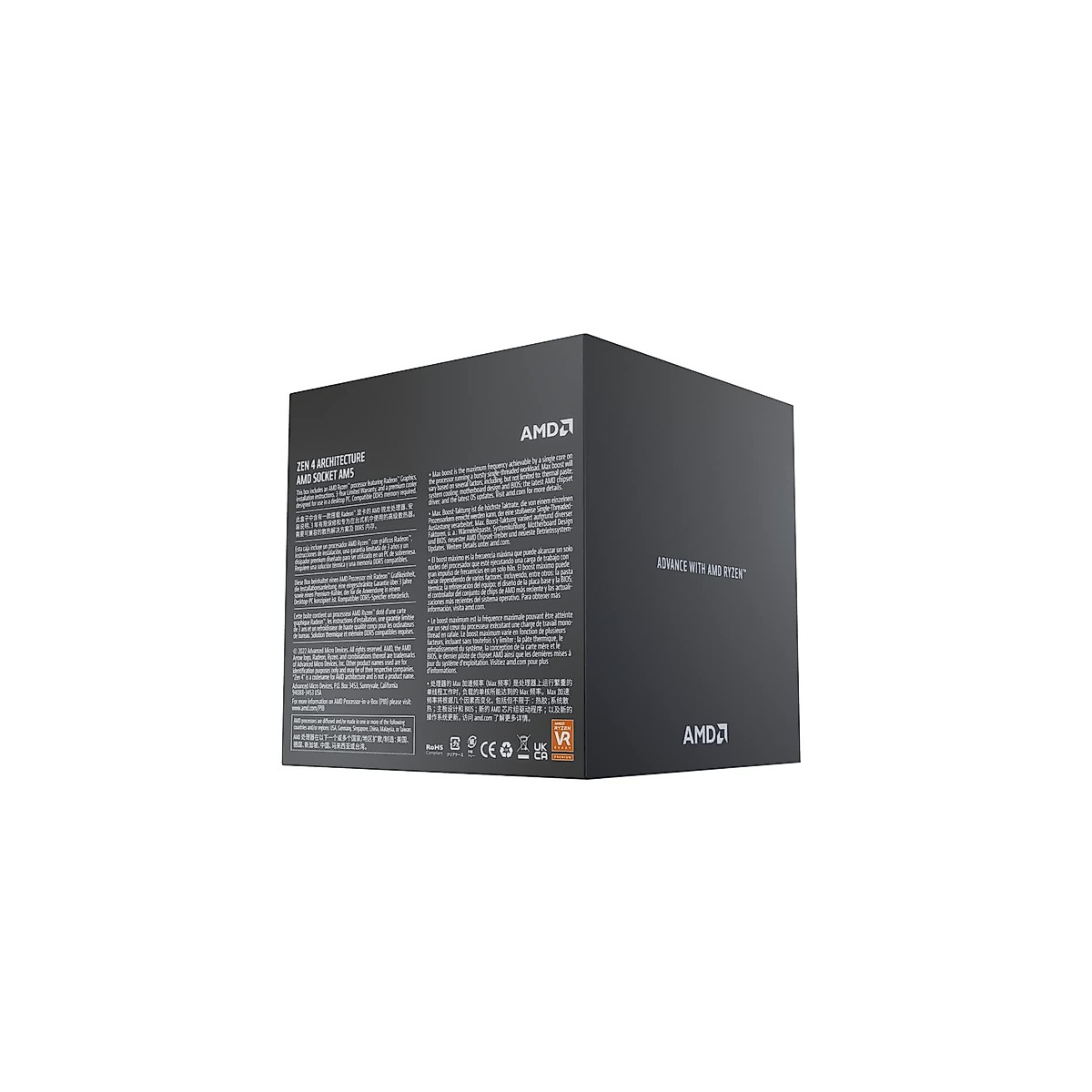 AMD Ryzen 7 7700 8-Core, 16-Thread Unlocked Desktop Processor