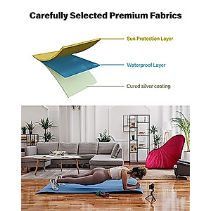 RELX Massage Chair Cover, Full Body Shiatsu Massage Chair Cover with Drawstring, Waterproof & Dustproof Cover, Removable Shield, Storage, Machine Washable (Red)