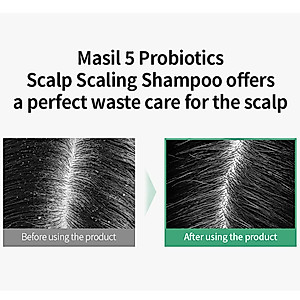 Masil Shampoo for Damaged Hair & Loss, Weakened Scalp Scaling, CMC Shampoo for Bouncy Hair, Travel Size, 5.1 Fl Oz