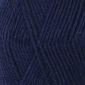 100% Pure Wool Yarn Superwash Set of 3 Skeins (150 Grams) DK Weight - Sourced Directly from Peru - Heavenly Soft and Perfect for Knitting and Crocheting (Navy Blue)