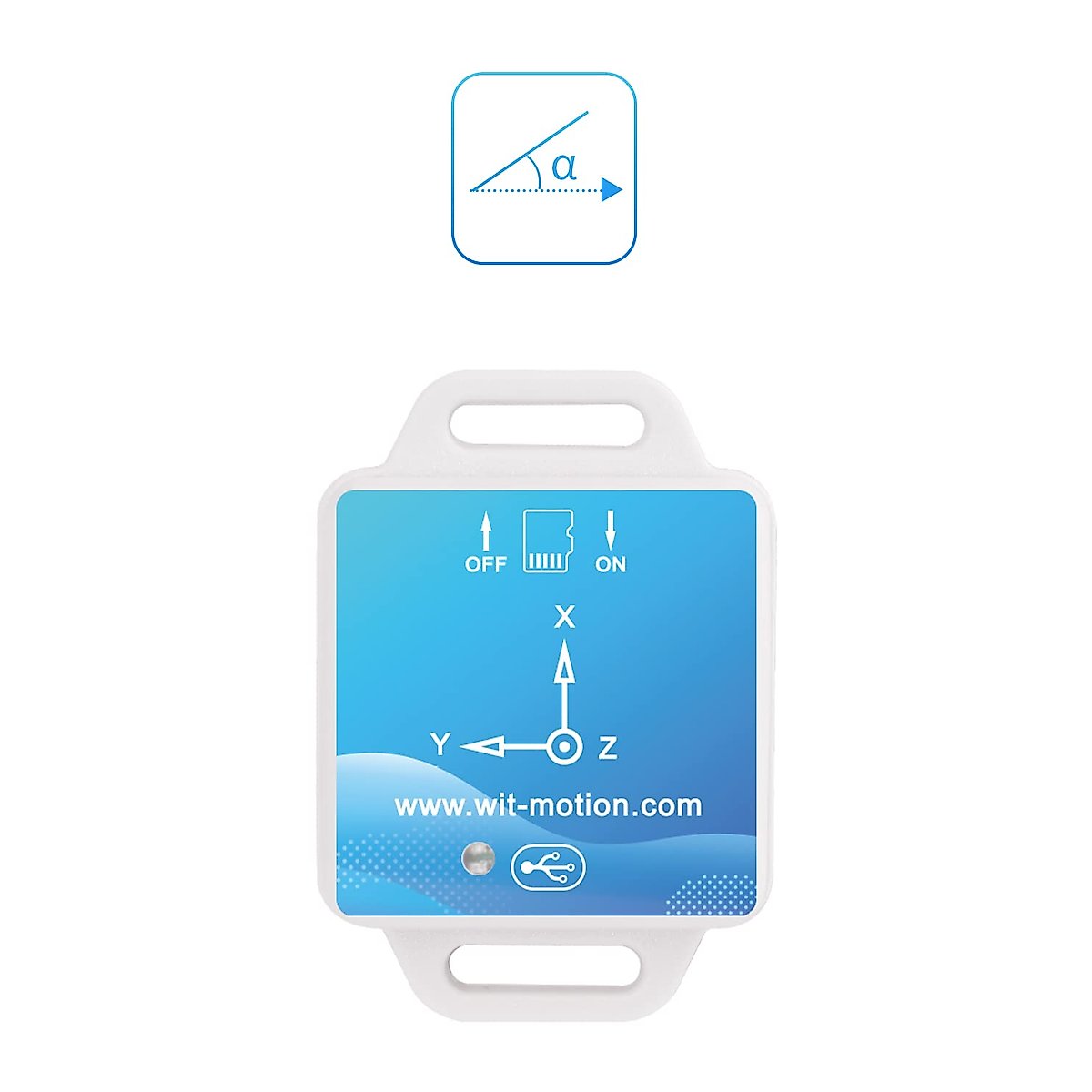 【9-Axis Offline Accelerometer Data Logger】WT901SDCL High-Precision Gyroscope+Angle (XY 0.05° Accuracy)+Magnetometer with Kalman Filtering, MPU9250 200Hz Inclinometer Sensor with 16G SD Card