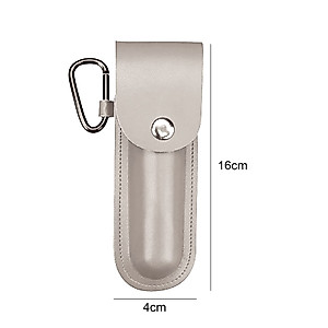 Wood Auger Drill Bit, 1.5" Survival Settlers Tools Scotch Eye Auger Bushcraft Gear And Equipment Manual Wood Auger Peg And Hole Maker Multitool With Leather Case For Camping And Outdoor Backpack (Beige)