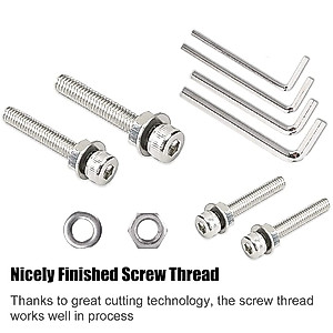 AETTLM6 M5 M4 M3 Nuts and Bolts Assortment Kit (660PCS)