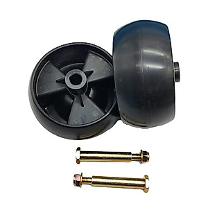 shiosheng 2pcs Deck Wheels Replace 734-04155, Free with Bolts and Lock Nuts Replaces 938-3056 Plus Locknuts. MTD, Cub Cadet, Troy Bilt 112-0677