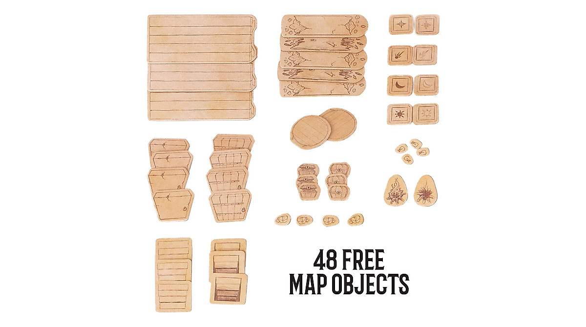 Master's Atlas Grid Tiles for DND & TABLETOP RPG