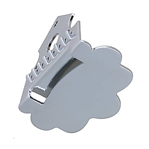 Bstinay Eight-string Metal Triangle Mandolin Tailpiece Parts for Electric Guitar Sliver