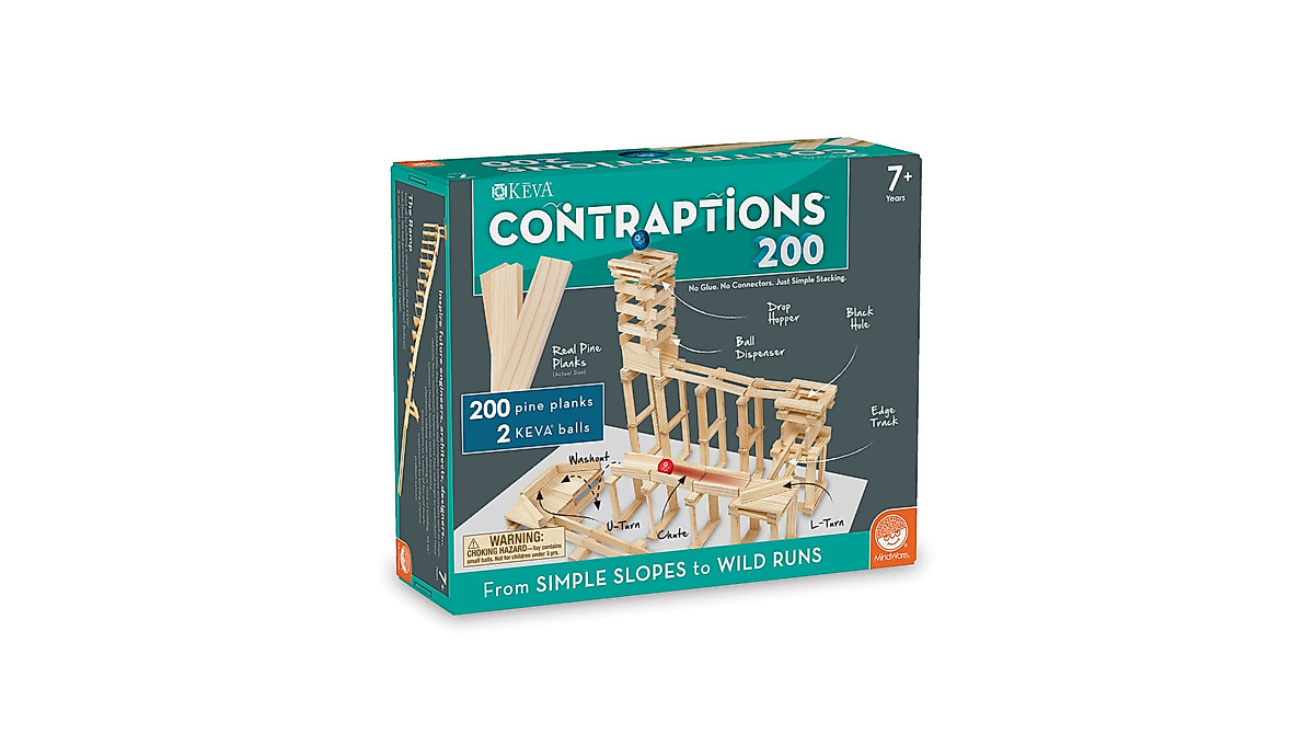 KEVA Contraptions Plank Set - Build Creative Structures