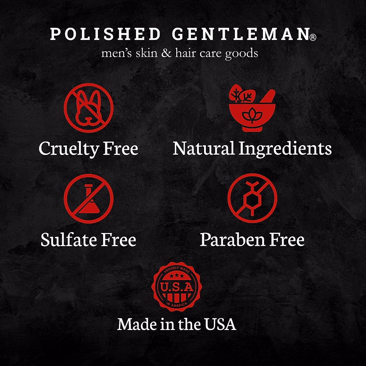 Polished Gentleman Beard Shampoo & Face Wash - 8oz, Refreshing with Peppermint, Tea Tree & Argan Oils for Thicker, Softer Beard