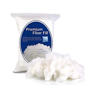100g/3.5oz Polyester Fiber Fill, Premium Fiber Fill Stuffing, Stuffing For Stuffed Animals,Fluff Stuffing High Resilience Fill Fiber for Stuffed Animal Crafts, Pillow Stuffing, Cushions Stuffing