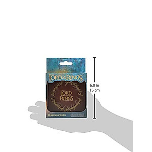 Paladone The Lord of The Rings Playing Cards Standard Deck with Embossed Tin
