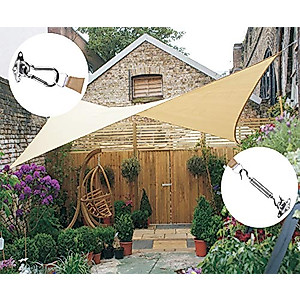 LOVE STORY Hardware Kit 6 Inches 316 Stainless Steel for Rectangle and Square Sun Shade Sail Installation