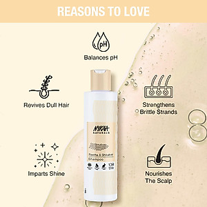 Nykaa Naturals Shampoo, Reetha and Shikakai, 6.76 oz - Hair Growth Shampoo - Revives Dull Hair and Strengthens Roots - Safe for Colored Hair