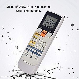 Air Conditioning Remote Control Compatible with Fujitsu AC, Replacement AC Remote Controller for Fujitsu AR-RAH1E AR-RAH2E