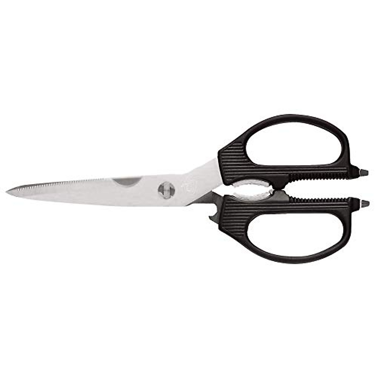 Shun Multi Purpose Shears, Stainless Steel Kitchen Scissors, DM7300, Black, 3.5 Inch Blade
