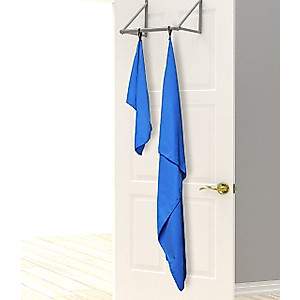 EPAuto Microfiber 2-Pack Fast Drying Towels (60" x30'') with Face/Hand Towel (24" X15'') for Travel, Beach, Backpacking, Camping and Gym