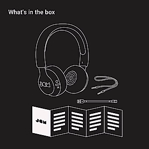 Been There, On-Ear Bluetooth Headphones 14 Hour Playtime, Hands-Free Calling, Sweat and Rain Resistant IPX4 Rated, 50 ft. Range JAM Audio Gray, 8.63x3.13x8.75