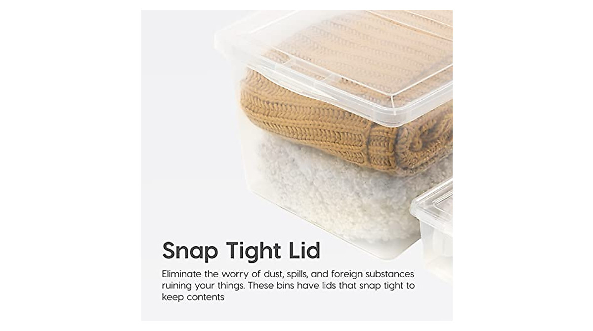 IRIS USA 36 Quart Stackable Storage Bin - 4 Pack