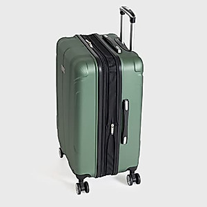 Ben Sherman Derby Spinner Travel Upright Luggage, Cilantro, 20-Inch Carry On
