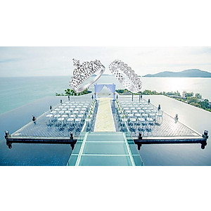 VPKJewelry 2.40 ct Real 925 Sterling Silver Wedding Engagement Crown 2 pc set Ring The best gifts for Women Ladies (6.5)