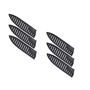 Hemoton 6pcs Cutter Sheath Protector Cutter Guards Restaurant Sheath Protector Cutter Sheath Sleeve Universal Sheath Sleeves Plastic Covers Cutter Sleeve Fruit Protection