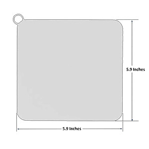 Shower Drain Cover, Silicone Floor Drain Cover, Shower Drain Stopper Matt to Prevent Drain Odor, Rubber Floor Drain Smell Stopper for Tub, Bathroom and Kitchen Sink