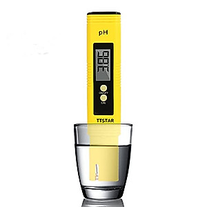 TTSTAR Digital PH Meter Tester, 0.01 High Accuracy Quality 0-14 Measurement Range for Household Drinking, Pool and Aquarium Water PH Tester Design with ATC