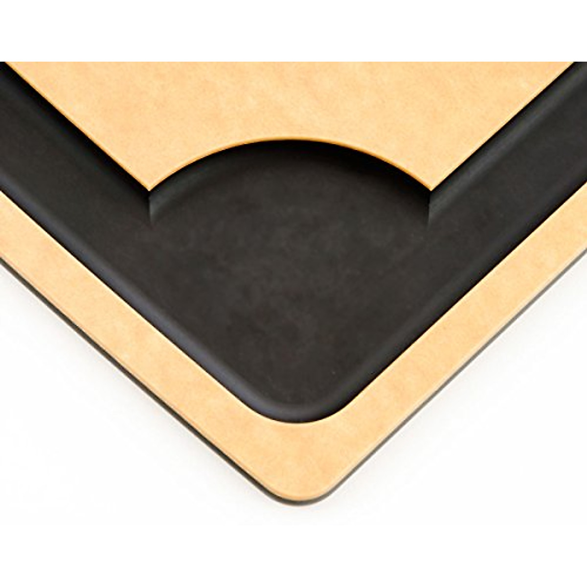 Epicurean Carving Series Cutting Board, 14.5-Inch by 11.25-Inch, Natural/Slate