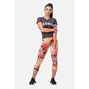 NEBBIA Be Your Own Hero 7/8 Length Leggings 574 Rainbow