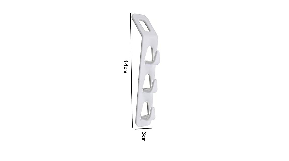 4Pcs Plastic Clothes Hanger Connectors for Space Saving & Organization