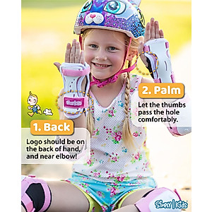 Kids Wrist Guards Kids Toddler Wrist Guards Wristsavers for Bike Skateboarding Roller Skating Snowboarding for Children Youth Girl Boy - Wrist Support Protective Gear Wrist Pads