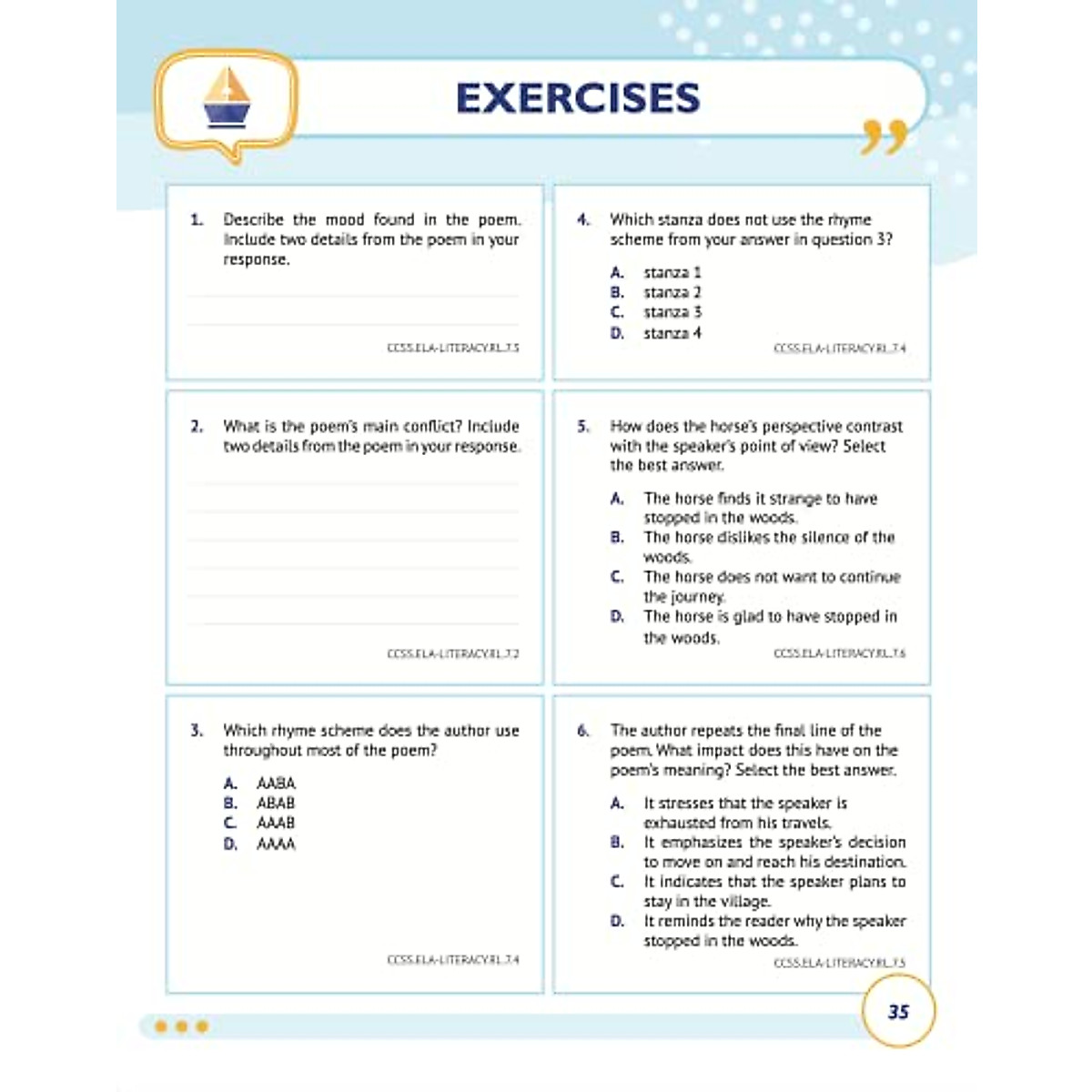 7th Grade Common Core ELA (English Language Arts): Daily Practice Workbook | 300+ Practice Questions and Video Explanations | Common Core State ... Standards Aligned (NGSS) ELA Workbooks)
