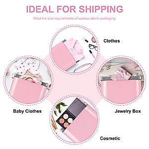 Metronic Poly Mailers 10X13 100 Pack, Strong Adhesive Shipping Envelopes for Clothing, Medium Shipping Bags for Small Businesses, Waterproof Mailers Poly Bags for Shipping, Packages Bags Sakura Pink