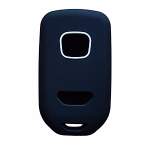 Key Fob Cover for Honda, Silicone Key Fob Case Shell with Keychain Compatible with Honda Accord Civic Pilot CRV HRV CRZ Fit Odyssey Ridgeline Passport JED Spirior Crider Crosstour 2017-2021 (2Pcs)