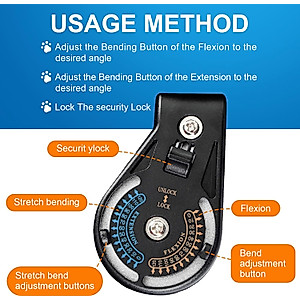 CHAMIN/RISURRY Dog Knee Brace with Adjustable Hinge Stabilizer, Dog ACL Knee Brace Support Osteoarthritis, Made with Premium Quality Neoprene(Right Leg,XL)