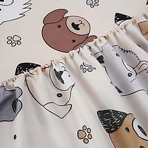 SDY 4PCS Dog Bedding Sheets Set Full Size, Cute Puppy Pattern Fitted Sheet Sets with Deep Pocket, Kawaii Bedroom Decor for Kids, Teens, Children, Baby, Boys, Girls and Animal Lovers (Dog, Full)