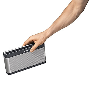 Bose SoundLink III Bluetooth Speaker with Soft Cover Bundle (Gray)